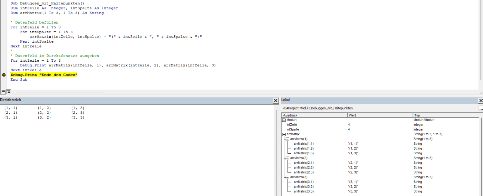 Fehler finden - Excel VBA Tipps
