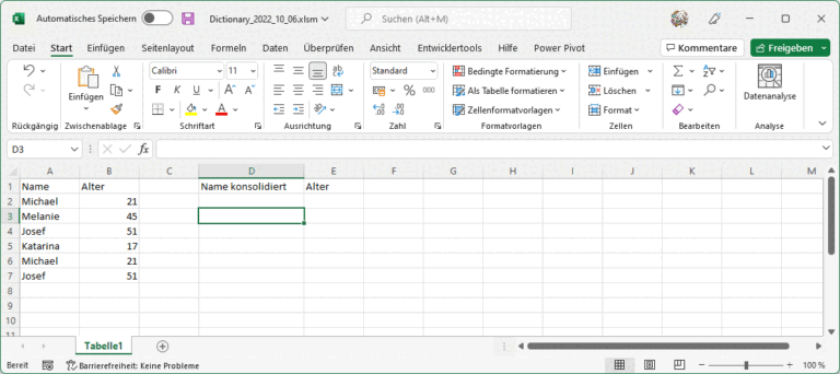 Collection und Dictionary - Excel VBA Tipps